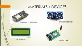 FYP PRESENTATION - IOT GARBAGE MONITORING SYSTEM | PDF | Home ...