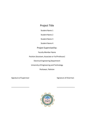 Fyp template | PDF