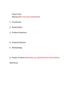 Fyp template | PDF