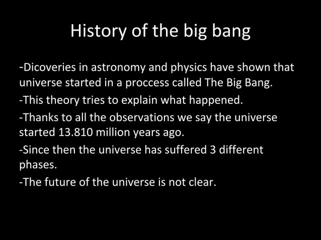 The Big Bang Theory | PDF | Science