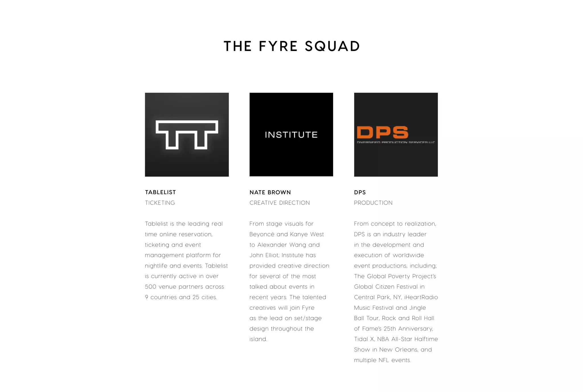 Fyre Festival - The Pitch Deck | PDF