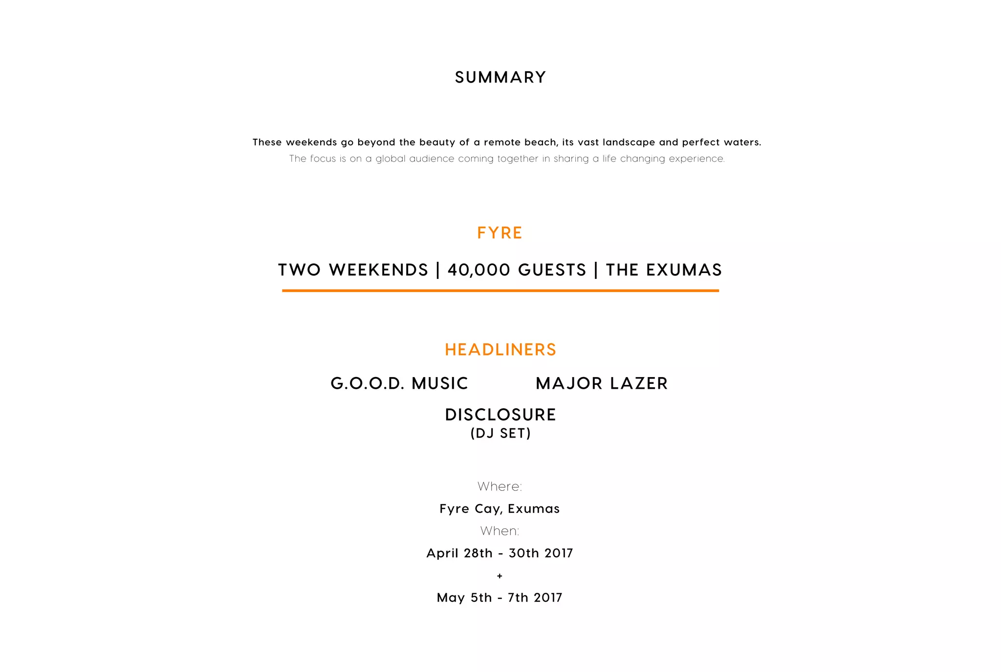 Fyre Festival Pitch Deck | PDF