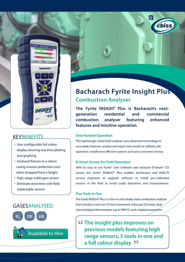 Fyrite insight plus | PDF