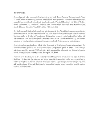 Inleidende begrippen van de chemische thermodynamica | PDF