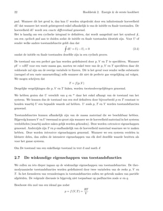 Inleidende begrippen van de chemische thermodynamica | PDF