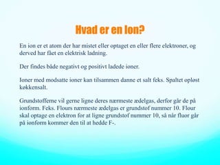 Fysik det periodiske system 9A | PPTX