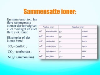 Fysik det periodiske system 9A | PPTX