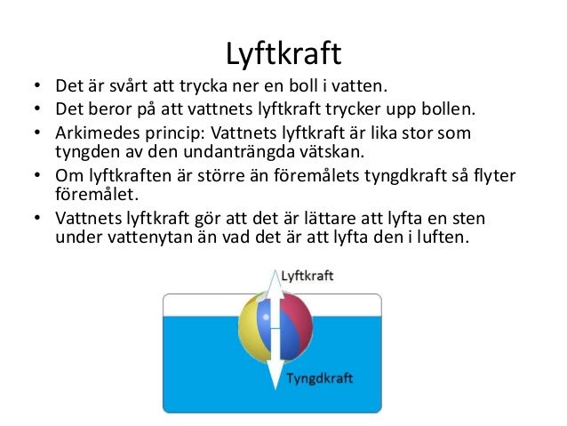 Fysik - Kraft och Tryck