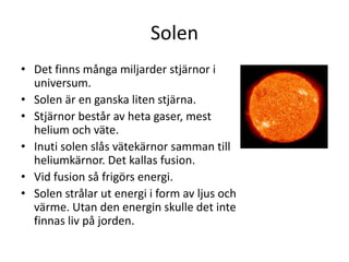 Lena Koinberg | Fysik: Universum | PPTX