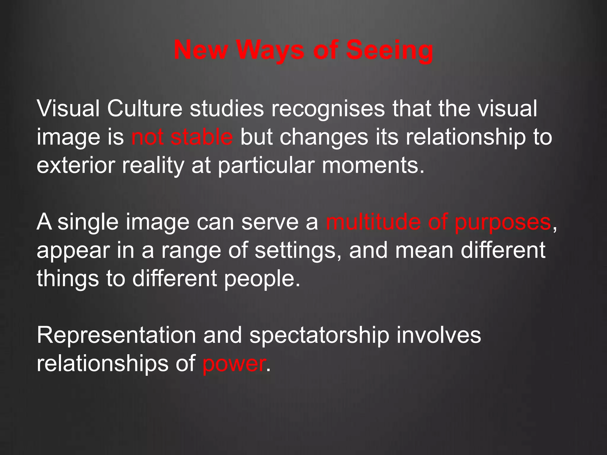 Introduction to Visual Culture | PPTX