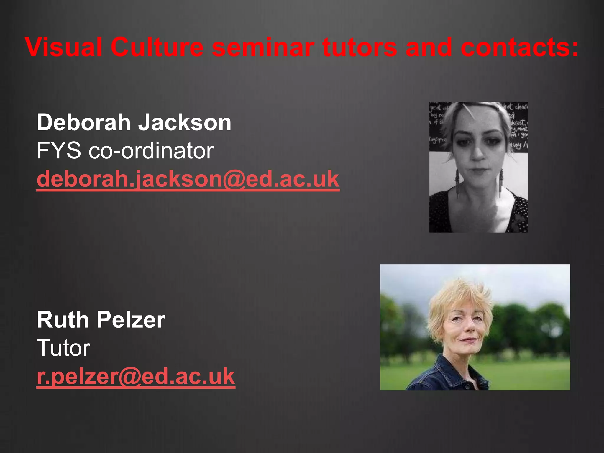 Introduction to Visual Culture | PPTX