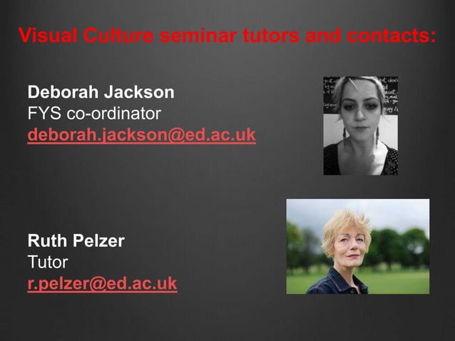 Introduction to Visual Culture | PPTX