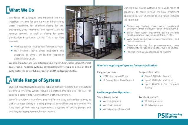 Chemical Injection Skids | PDF | Chemistry | Science