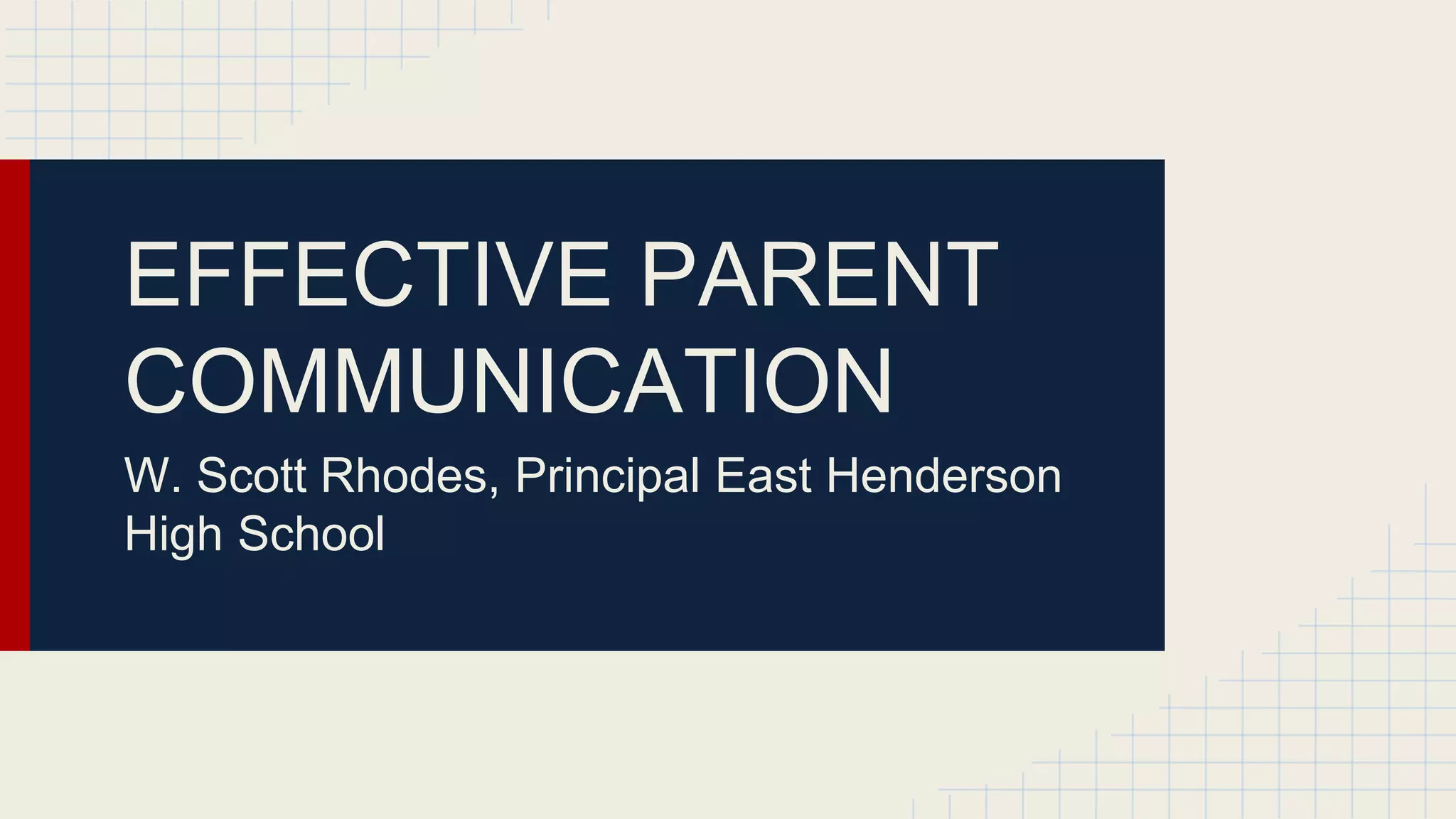Effective parent communication | PPTX
