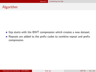Floating Point Compression EIT'15 | PPT