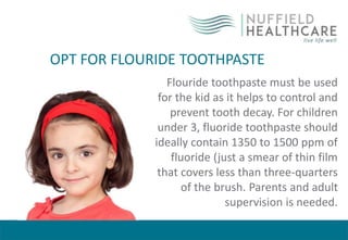 5 tips for kids dental health | PPTX
