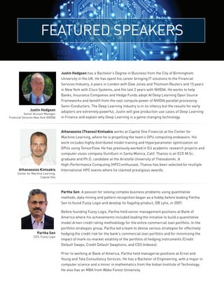 IBM, NVIDIA & Fuzzy Logix - Deep Learning Briefing - May 17th 2018, NYC ...