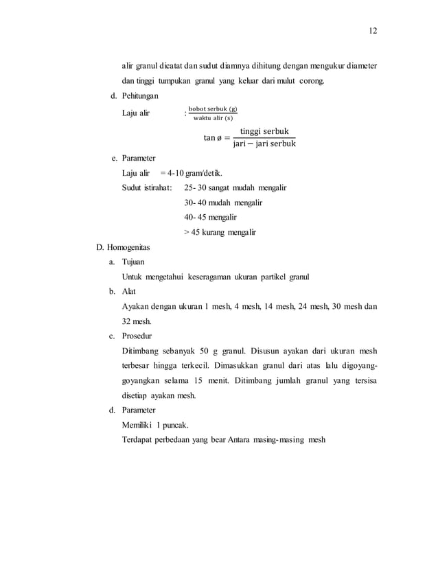 pre formulasi Ciprofloxacin tab | DOCX