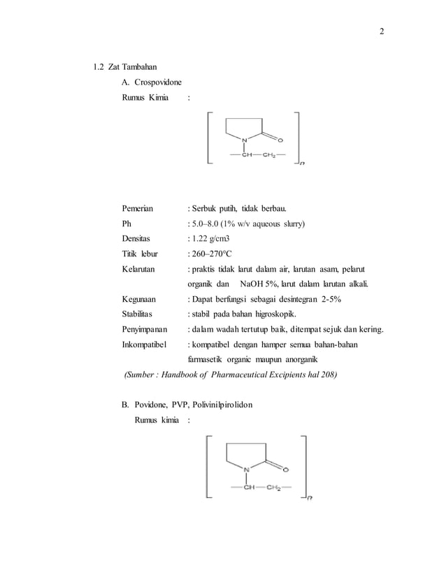 pre formulasi Ciprofloxacin tab | DOCX