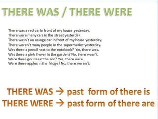 Was were- simple past of verb to be | PPTX