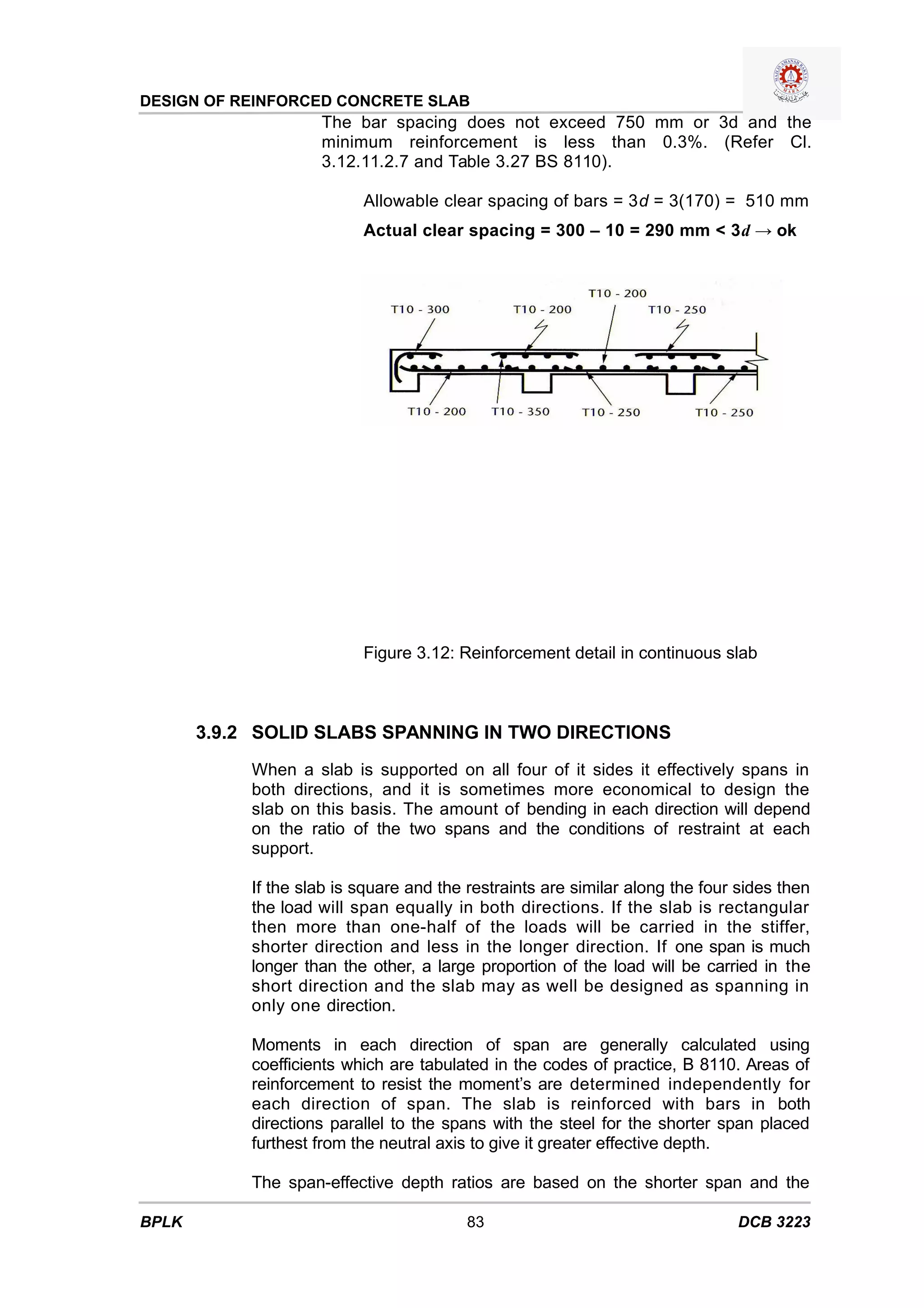 Reinforcedslab 100917010457-phpapp02 | PDF