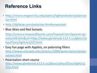 Polarization of Light | PPTX