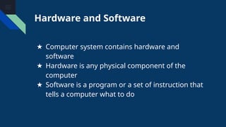 BASICS OF INFORMATION AND COMMUNICATION TECHNOLOGY | PPTX