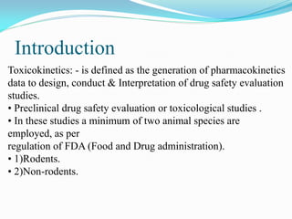 Toxicokinetics | PDF