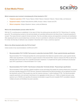 G.fast Media Primer by sckipio | PDF