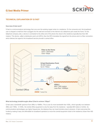G.fast Media Primer by sckipio | PDF
