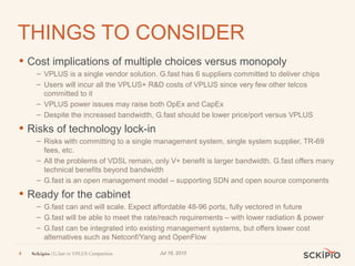 G.fast vs VDSL 35(b) VPLUS | PPT