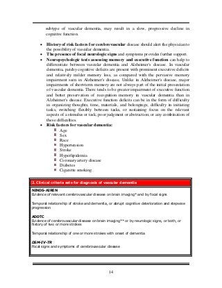 Dementia notes | PDF