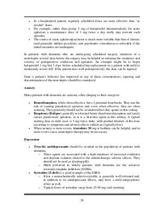 Dementia notes | PDF
