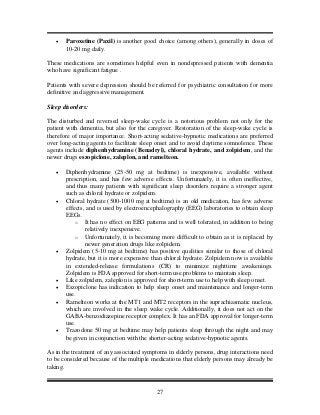 Dementia notes | PDF