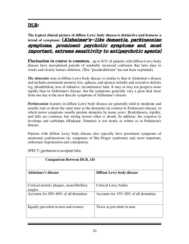 Dementia notes | PDF