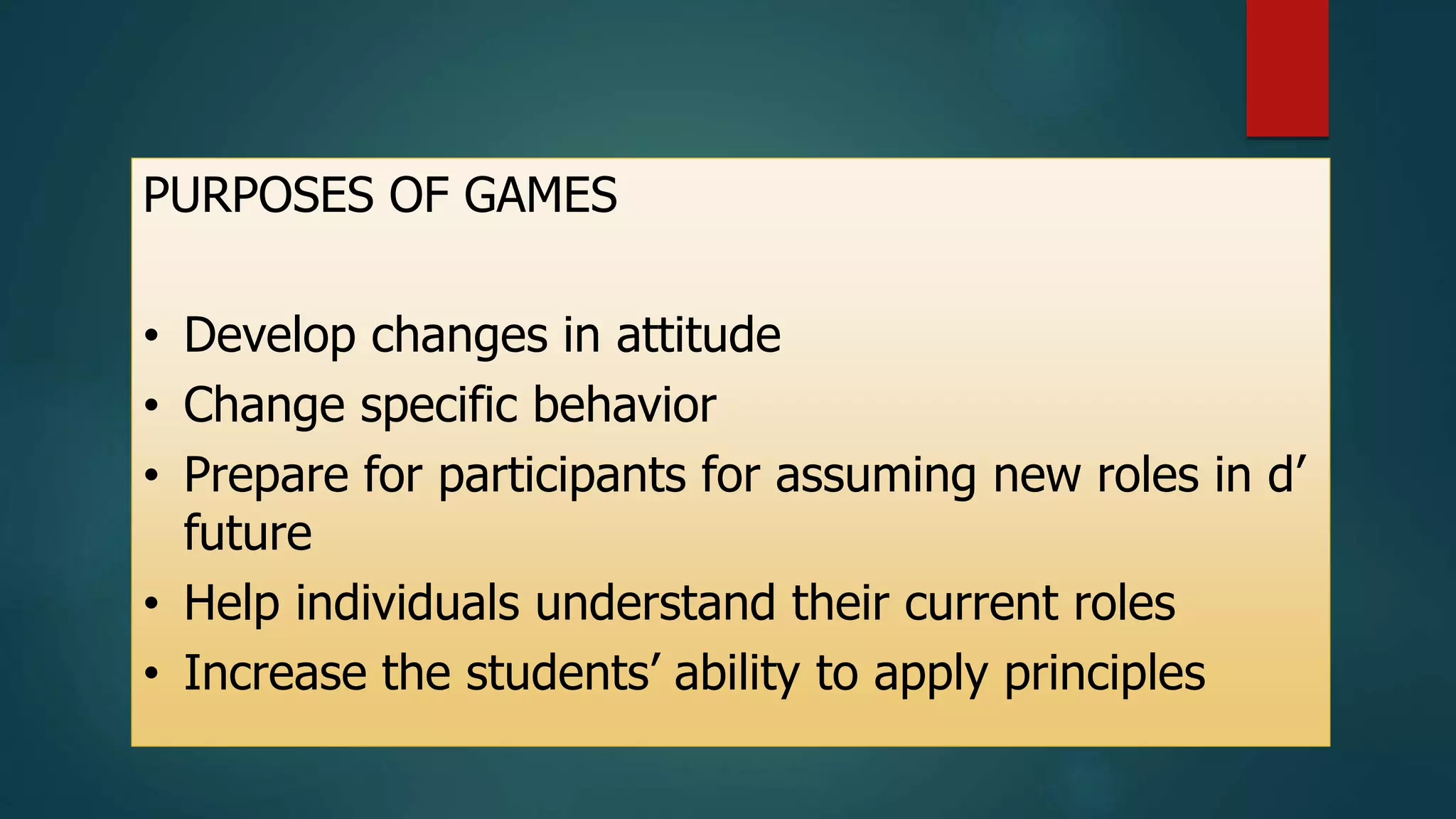 teaching with contrive experiences | PPTX