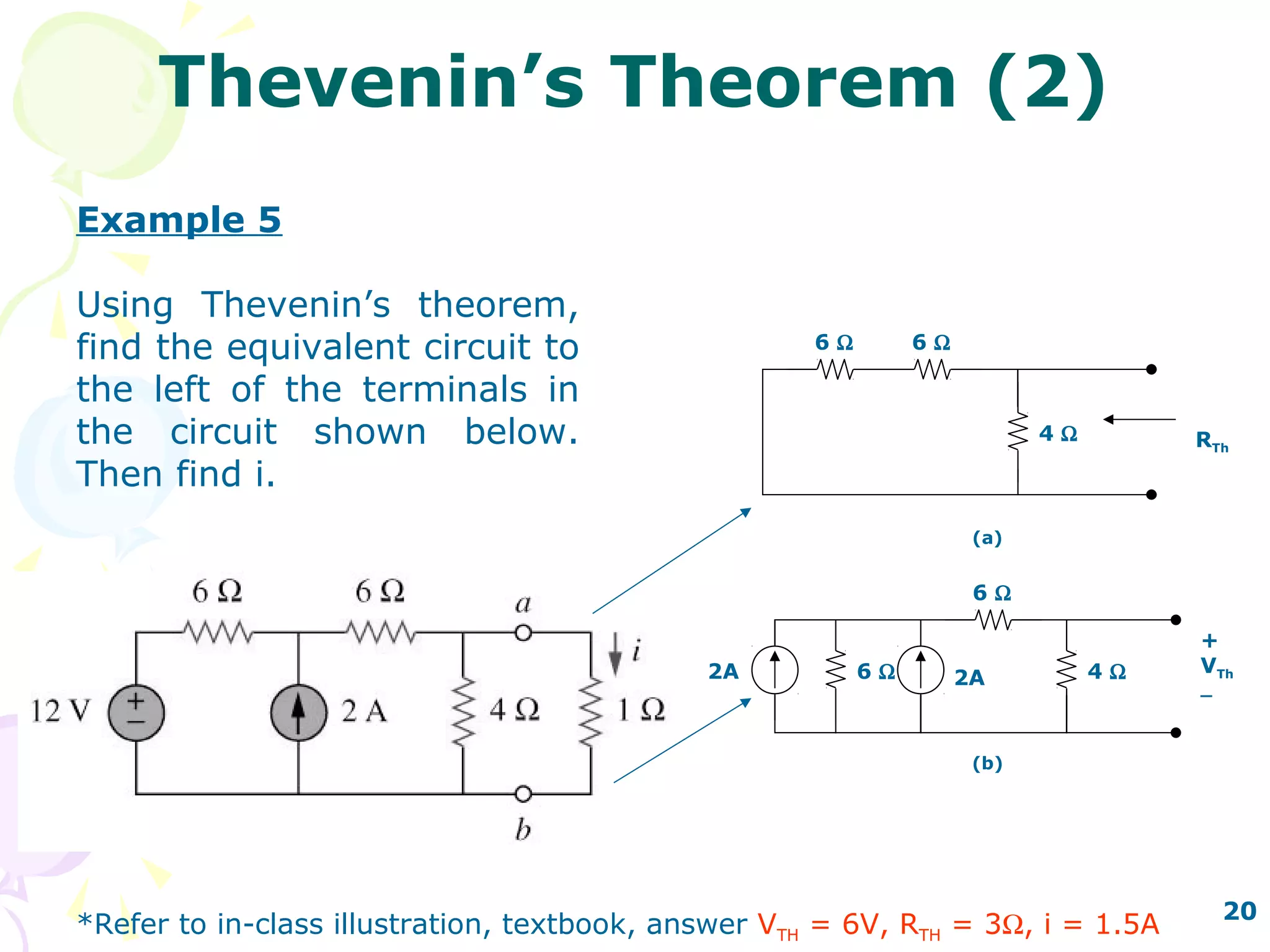Circuit Theorems | PPT