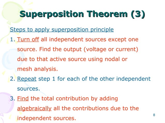 Circuit Theorems | PPT | Computer Networking | Computing