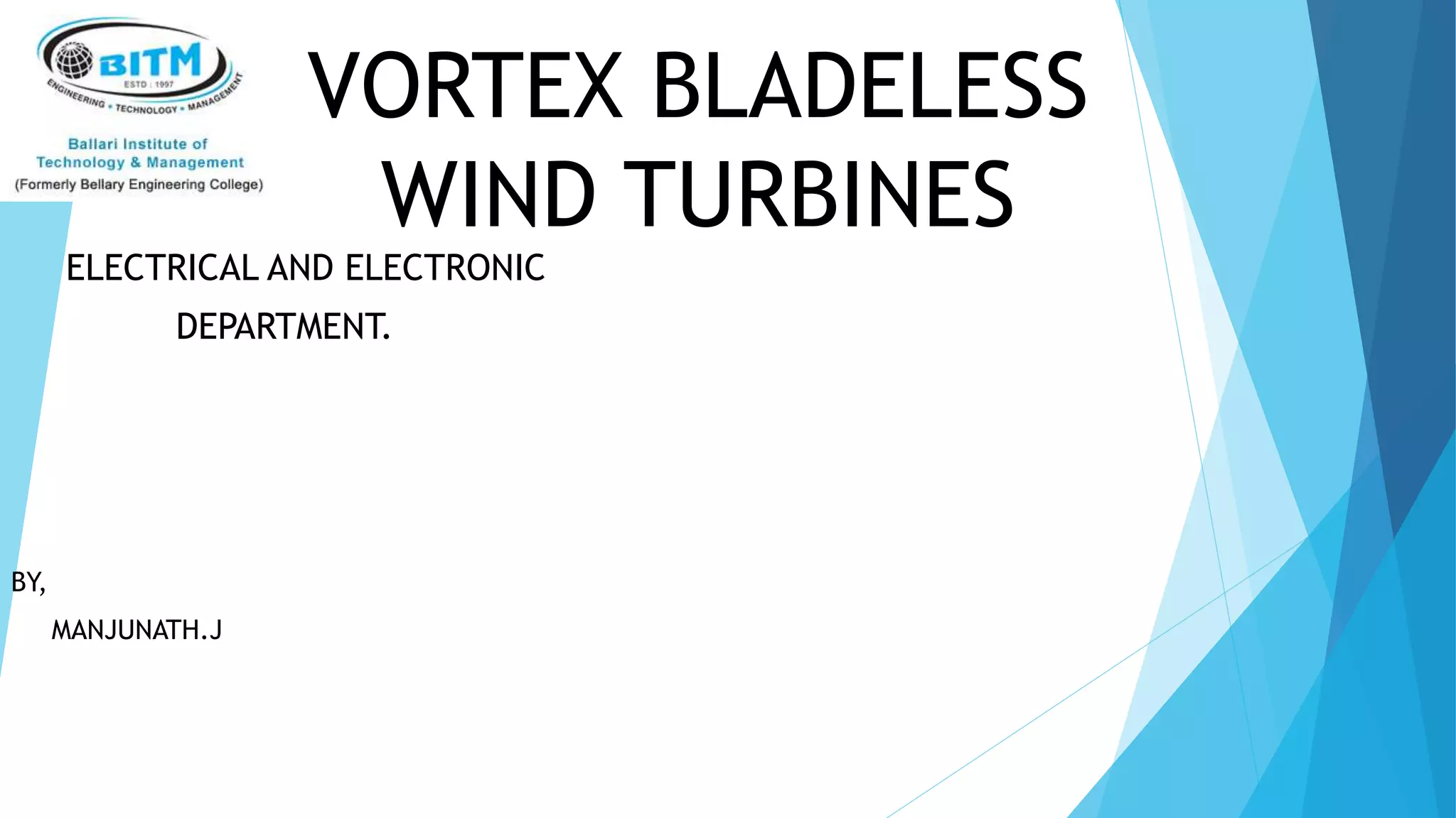 blade less wind turbine | PPTX