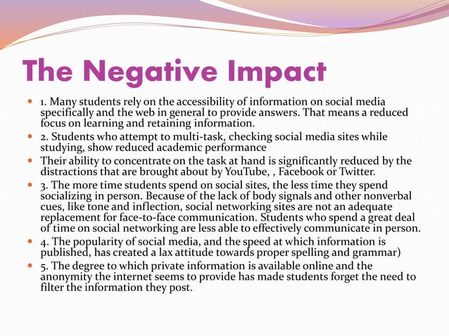 Impact of media on school and culture ,Impact of technology on school ...
