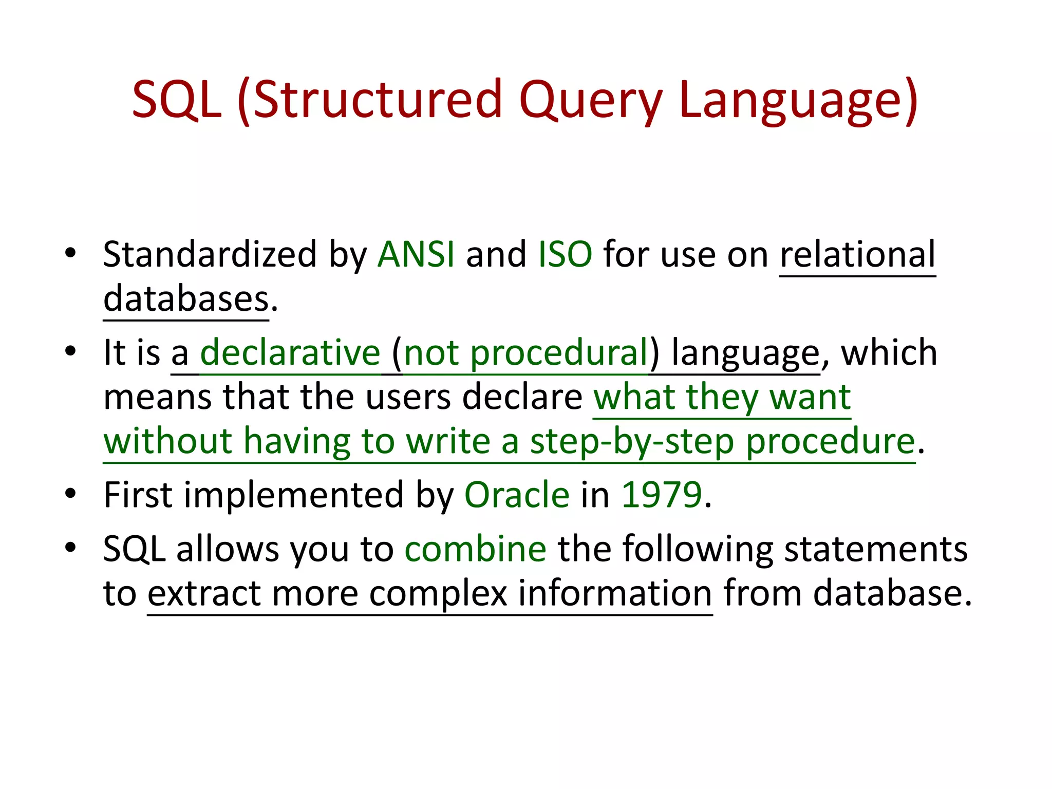 database management system | PPTX | Databases | Computer Software and Applications