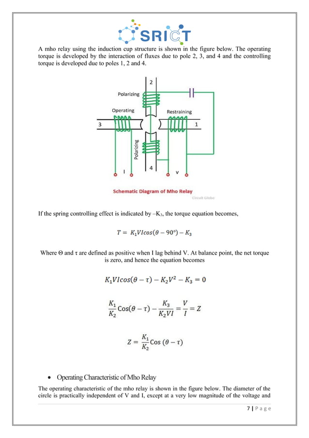 DISTANCE PROTECTION RELAY | DOC