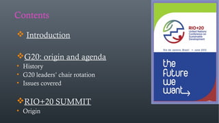 G 20 rio | PPT