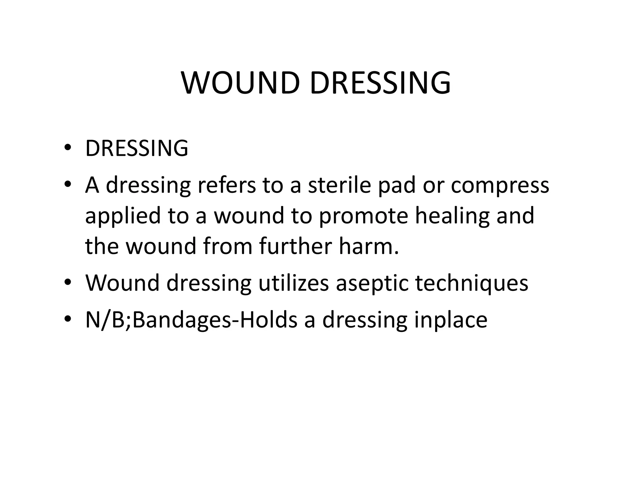 WOUNDS AND WOUND CARE | PPT
