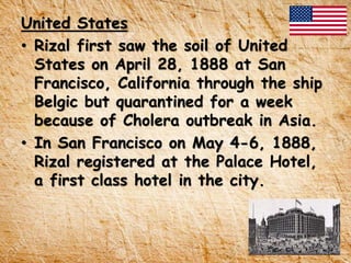 Rizal’s Second Travel Abroad | PPTX