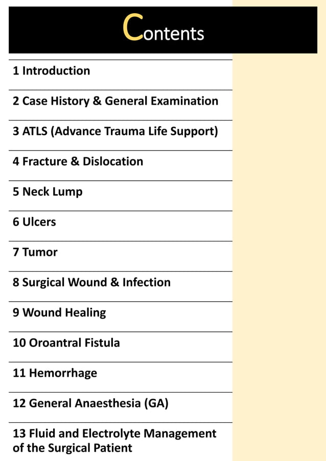 GENERAL SURGERY For Dental Student | PDF