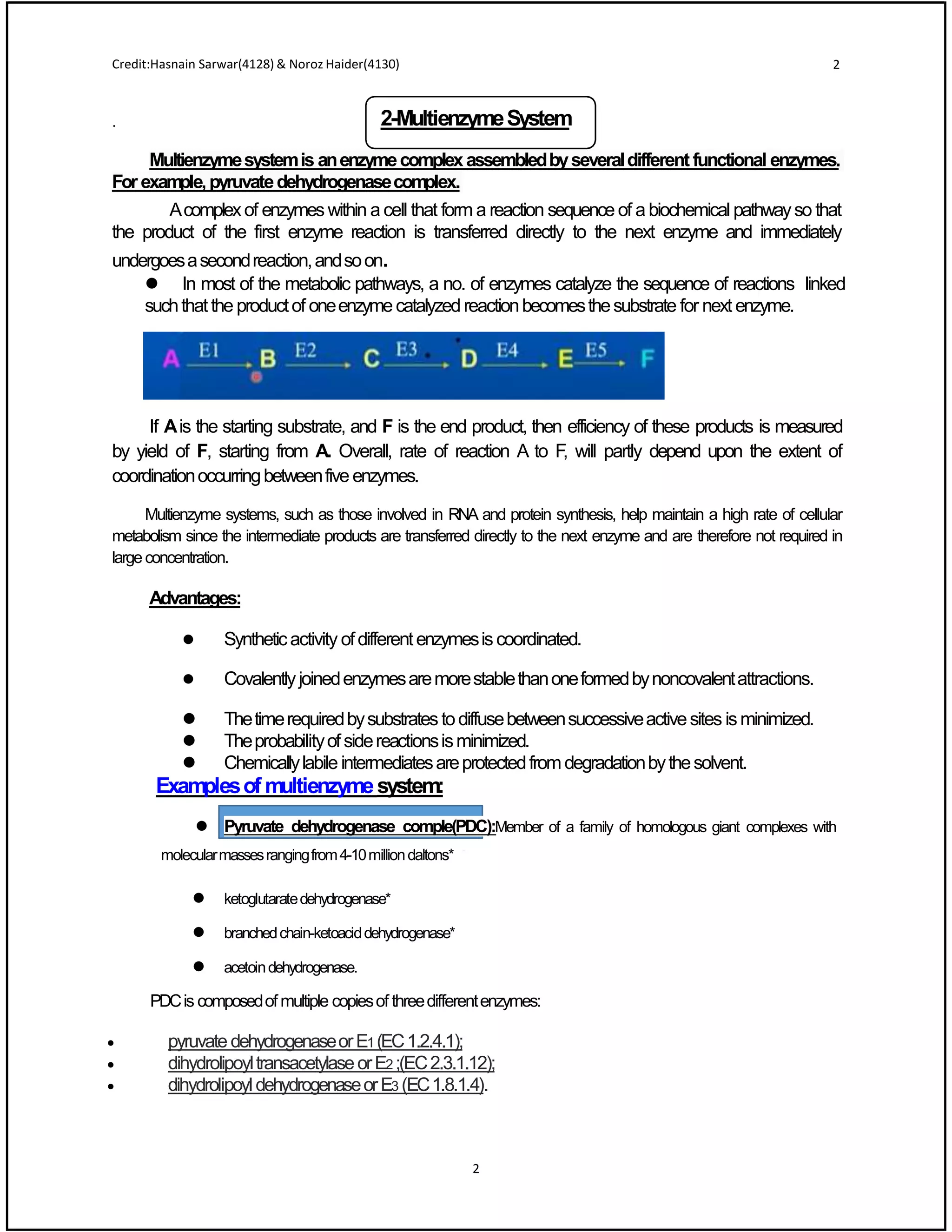Allosteric Enzymes, Multienzyme system, Zymogens, Isoenzymes. | PPTX