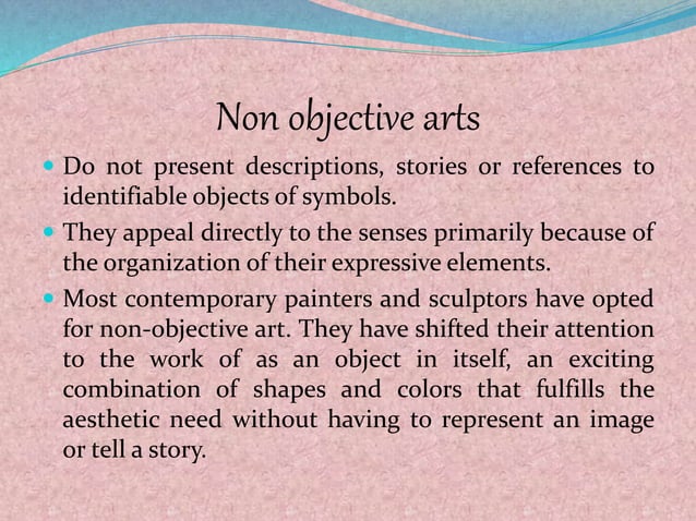 Subject and ways of presenting art | PPTX | Painting | Arts and Crafts