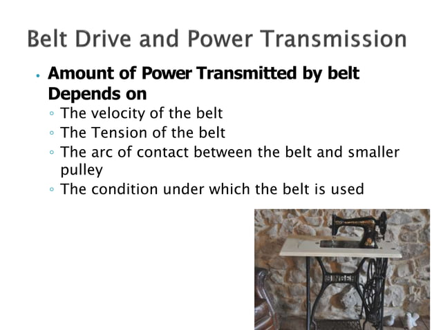 BELT DRIVE | PPT