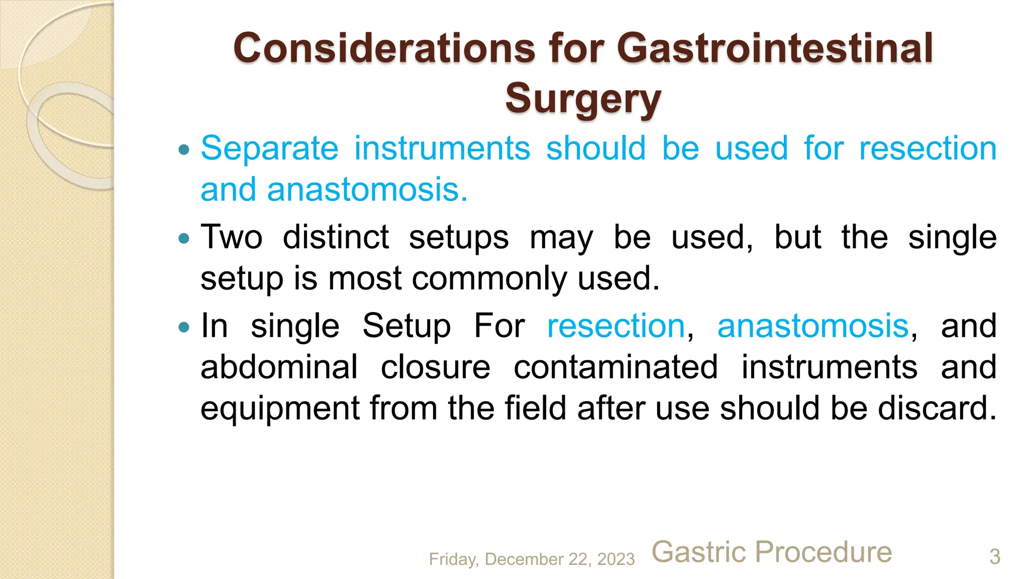 What is Gastrointestinal surgery slideshare | PPTX